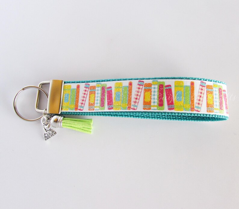 Book Key Fob Books Keychain Reading Key Fob I Love To | Etsy
