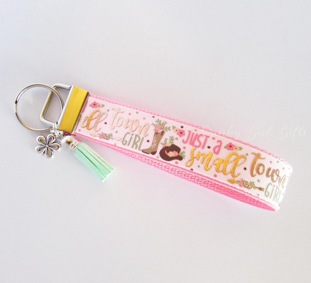 Small Town Girl Key Fob - Western Key Fob - Western Keychain - Western ...