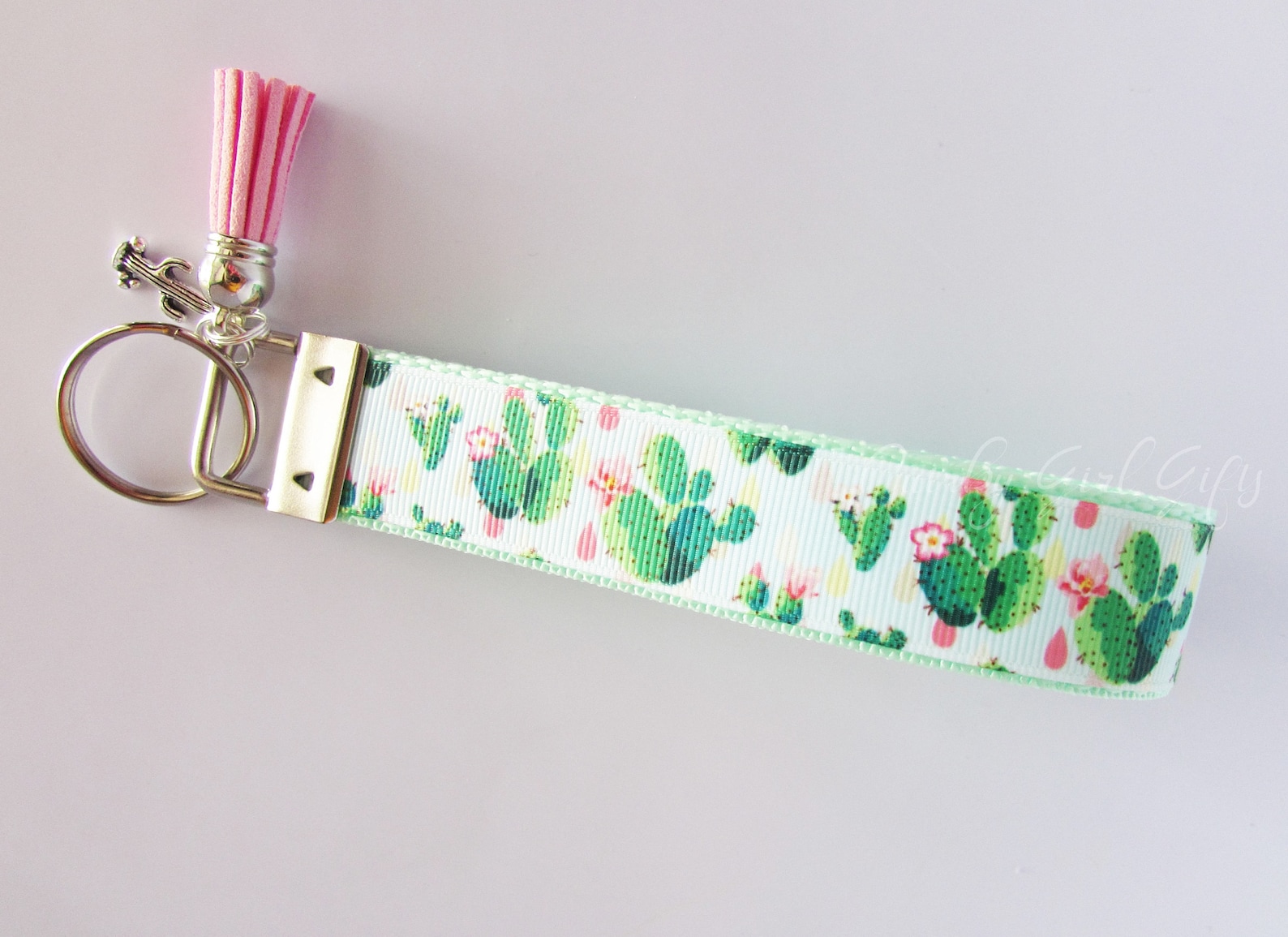 Cactus Key Fob Cactus Keychain Succulent Key Fob Cactus - Etsy