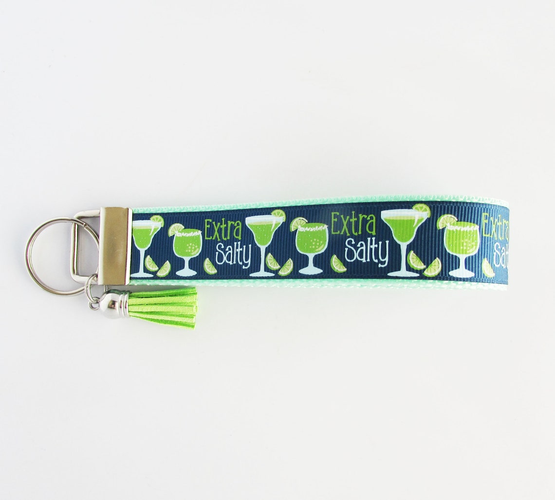 Extra Salty Margarita Key Fob Margarita Keychain Cocktail - Etsy