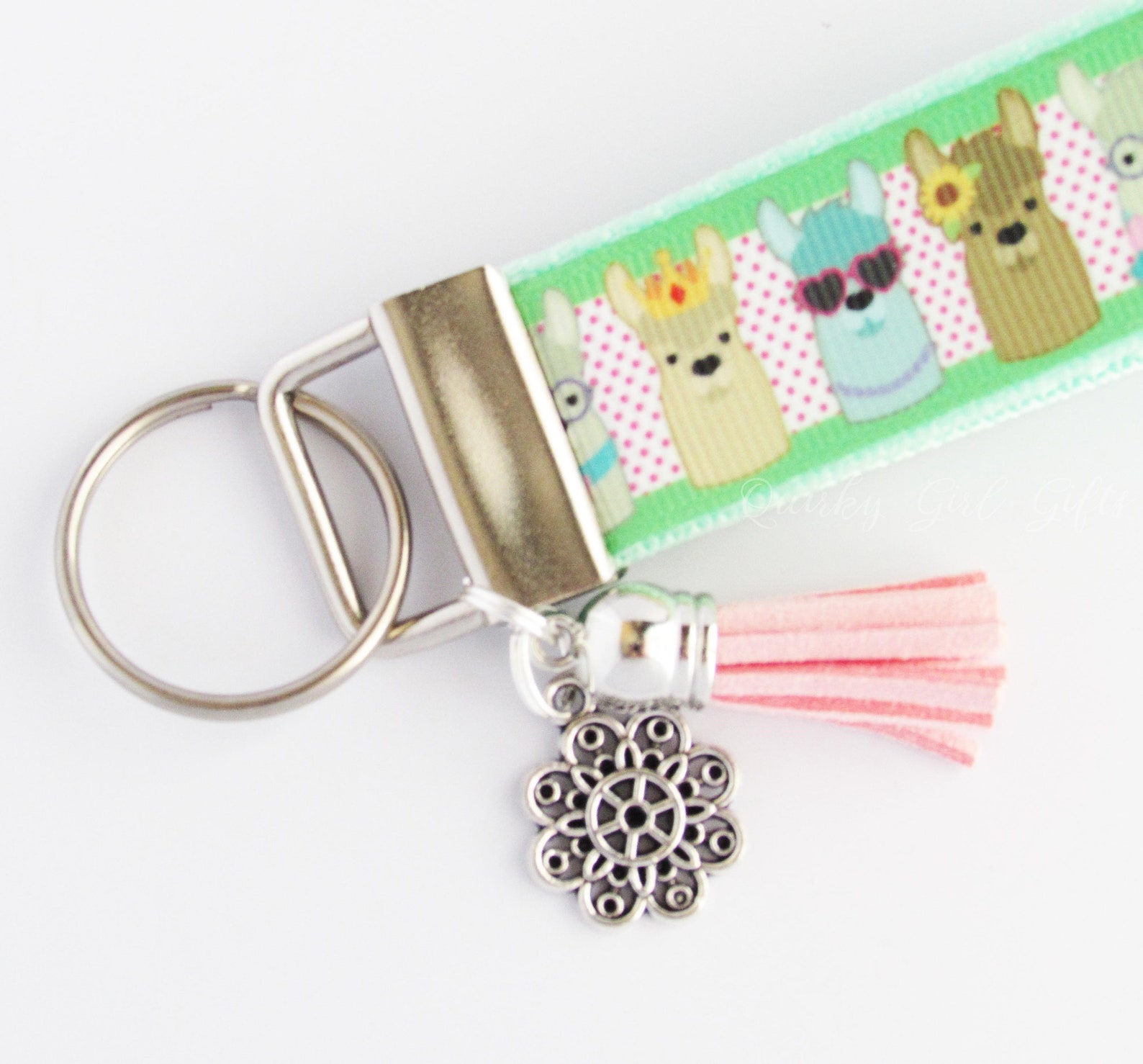 Llama Key Fob Llama Keychain Animal Key fob Llama | Etsy