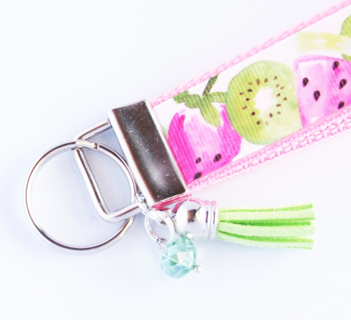 Fruit Key Fob Kiwi Key Fob Watermelon Key Fob Strawberry | Etsy