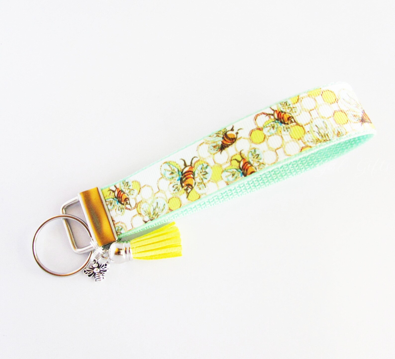 Bee Key Fob - Honeybee Keychain - Bee Gifts for Her - Gifts Under 10 ...