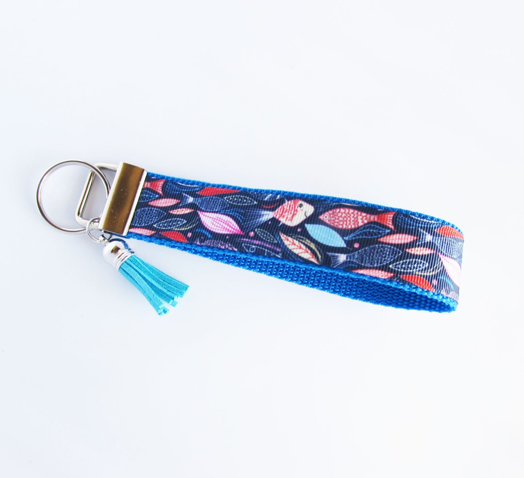 Fish Key Fob - Fish Wristlet - Fish Keychain - Fish Key Holder - Fish ...