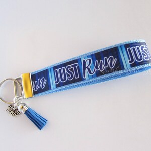 Running Key Fob Runners Key Fob Jogging Key Fob Just Run - Etsy