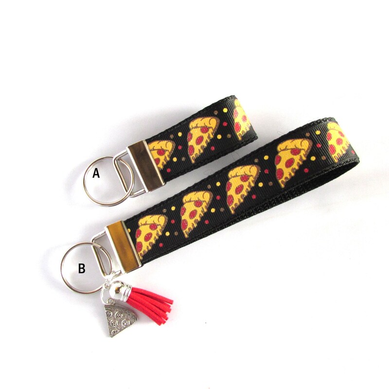 Pizza Keychain - Etsy