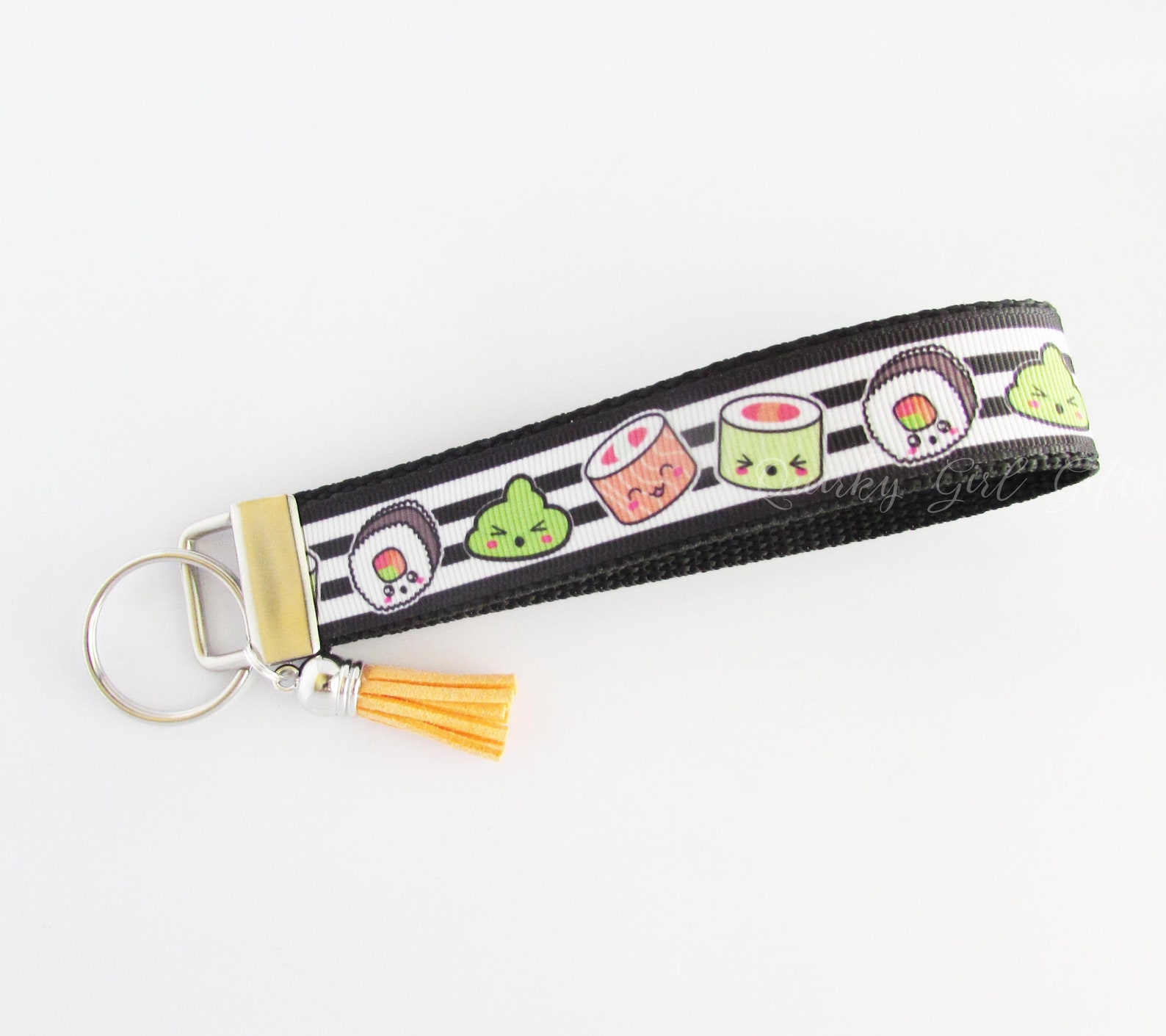 Sushi Key Fob Key Fob Under 10 Kawaii Sushi Key Fob - Etsy
