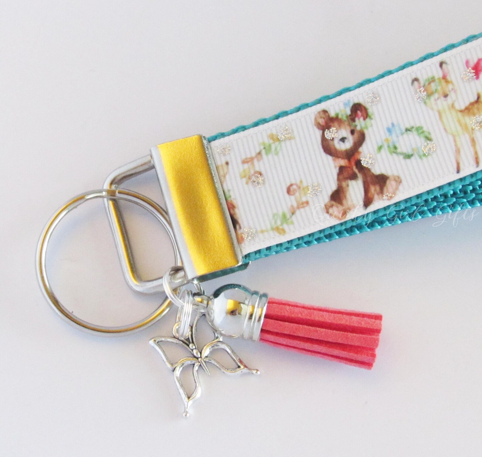 Woodland Animal Key Fob Forest Animal Key Fob Woodland | Etsy