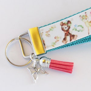 Woodland Animal Key Fob - Forest Animal Key Fob - Woodland Animal ...