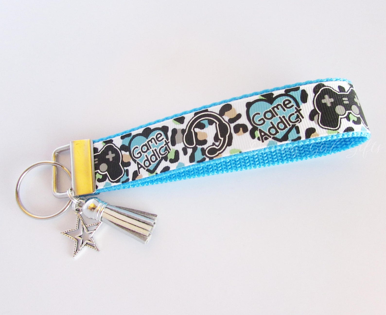 Game Addict Key Fob Gamer Key Fob Video Game Key Fob - Etsy