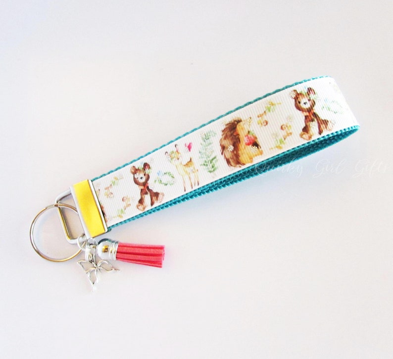 Woodland Animal Key Fob Forest Animal Key Fob Woodland | Etsy