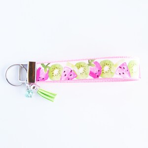 Fruit Key Fob - Kiwi Key Fob - Watermelon Key Fob - Strawberry Key Fob ...