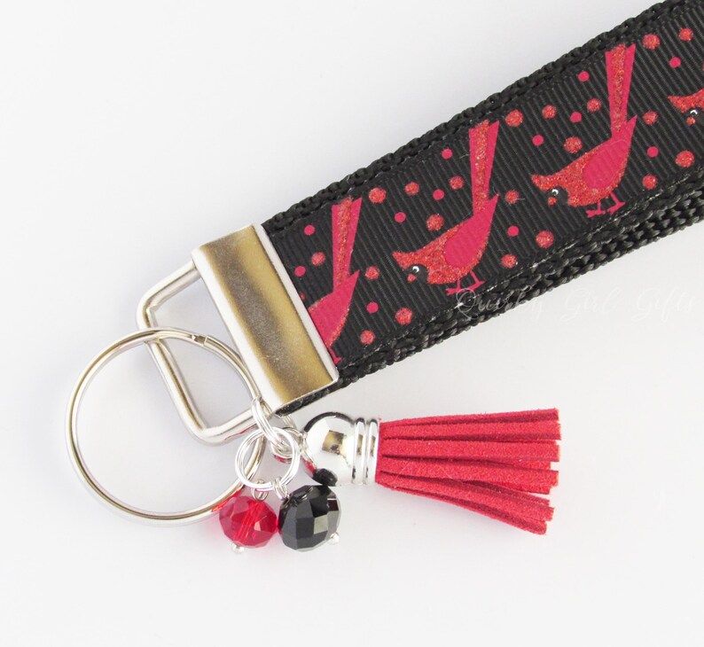 Cardinal Key Fob Cardinal Keychain Bird Key Fob Bird - Etsy