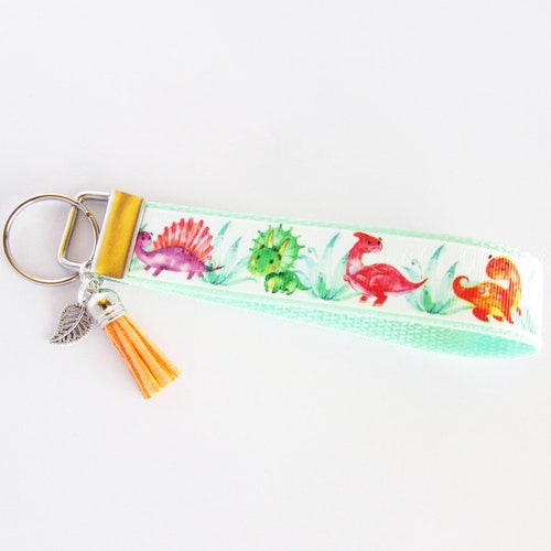 Dinosaur Key Fob Dinosaur Keychain Tyrannosaurus | Etsy