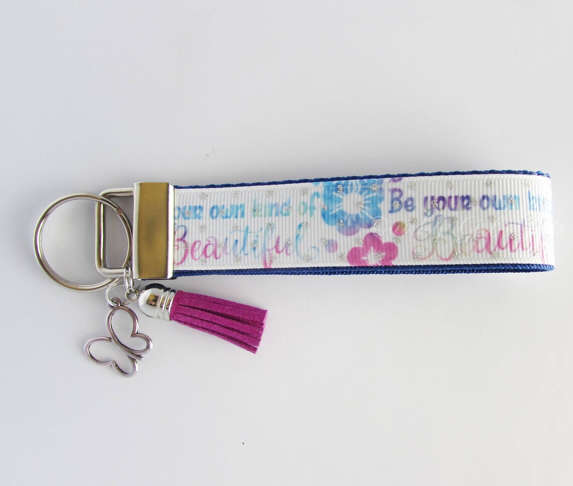 Be Your Own Kind of Beautiful Key Fob Inspirational Key Fob | Etsy