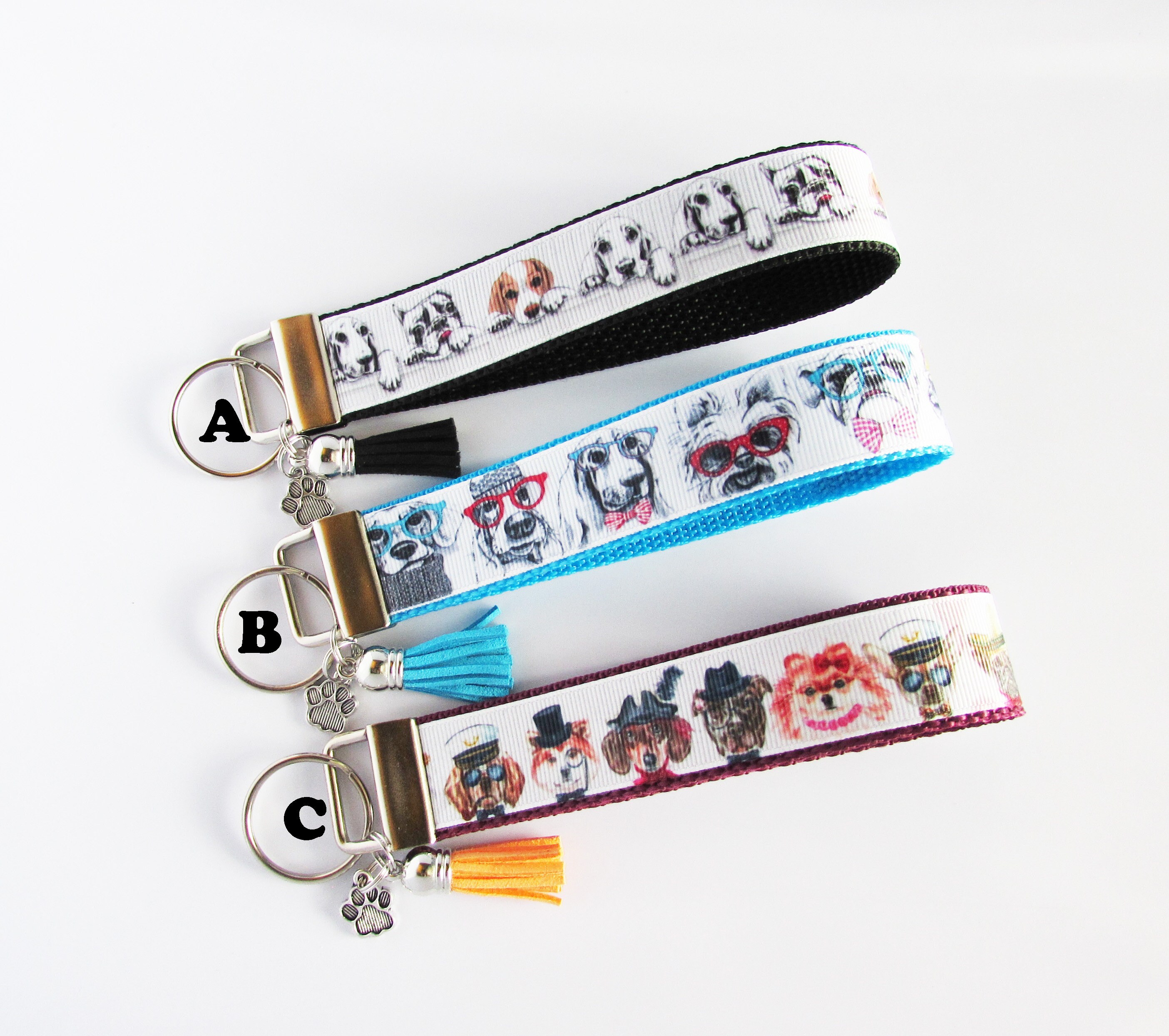 Your Choice Dog Key Fob Dog Keychain Pet Lover Gifts - Etsy
