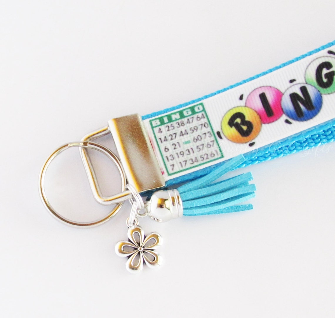 Bingo Key Fob - Bingo Keychain - Game Night Key Fob - Bingo Gift ...