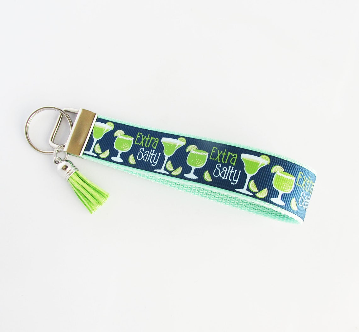 Extra Salty Margarita Key Fob Margarita Keychain Cocktail - Etsy