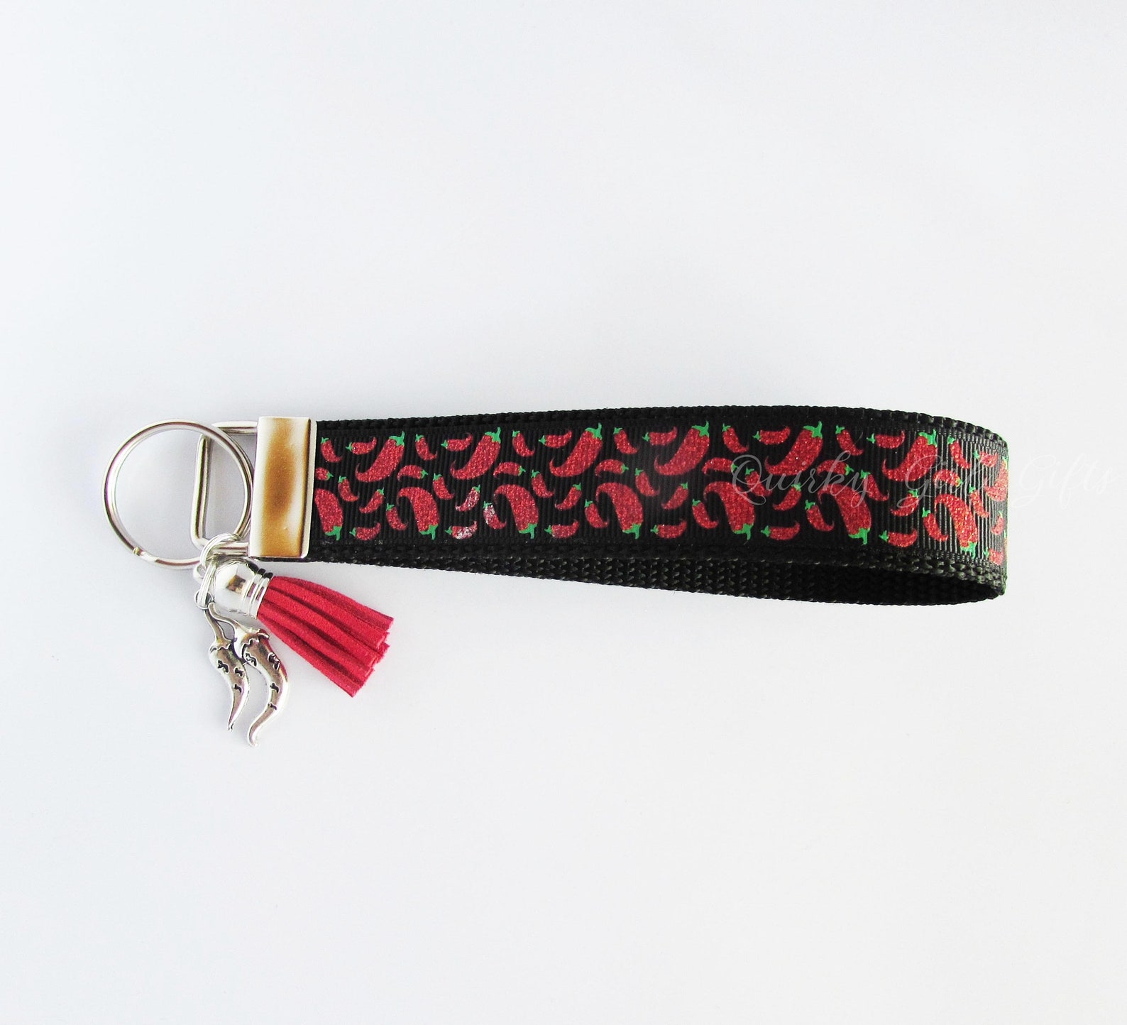 Red Chili Pepper Key Fob Chili Pepper Keychain Spicy Red - Etsy