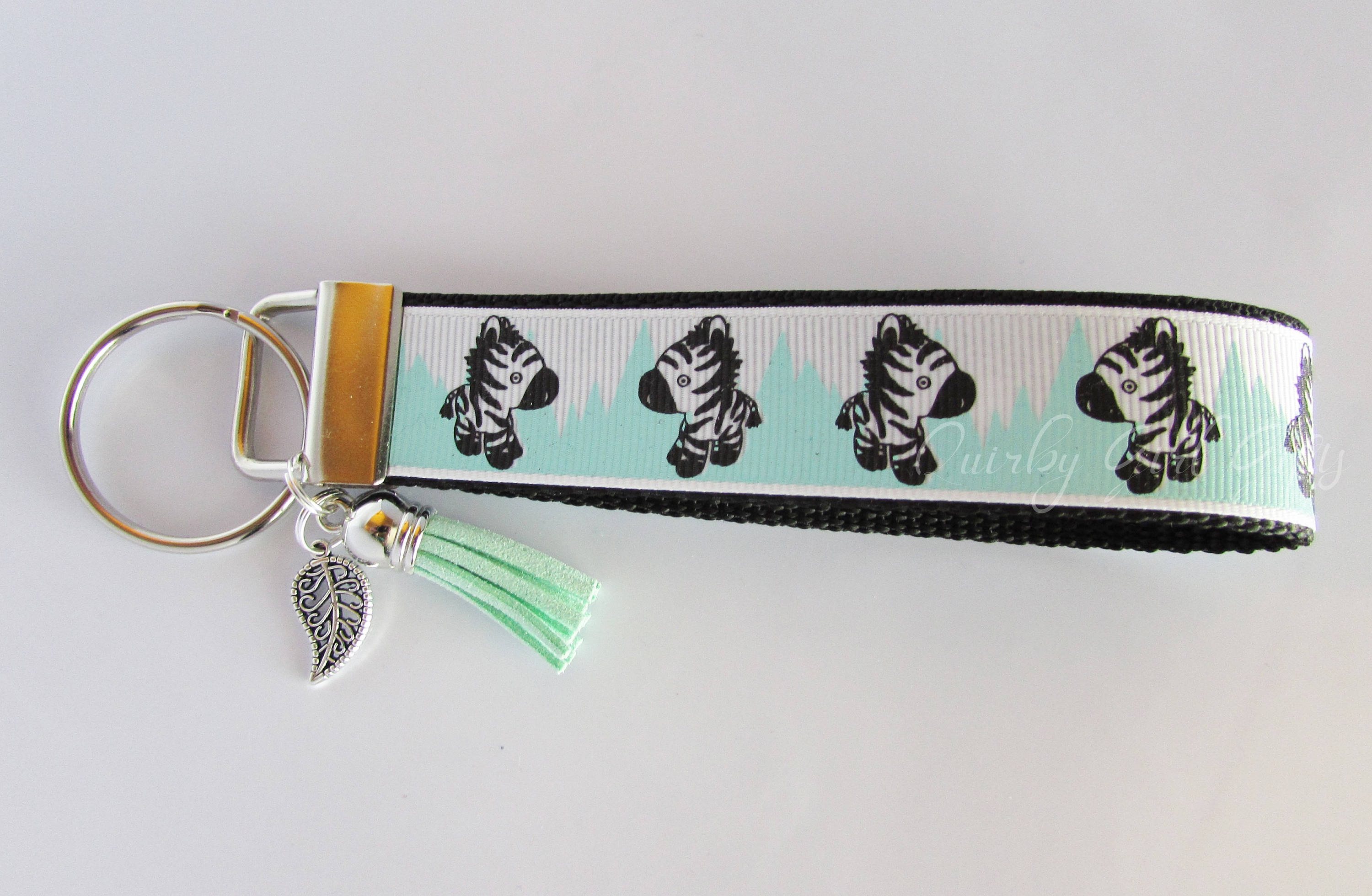 Zebra Key Fob Zebra Keychain Animal Key Fob Safari - Etsy UK