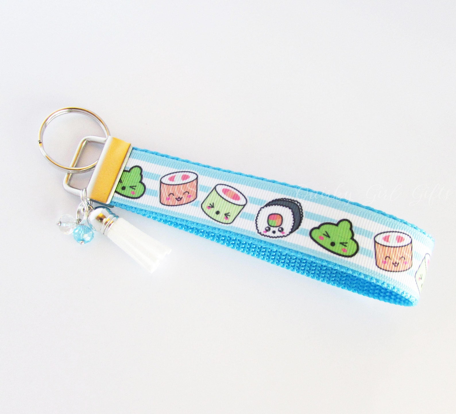 Sushi Key Fob Sushi Keychain Food Key Fob Sushi Lover - Etsy