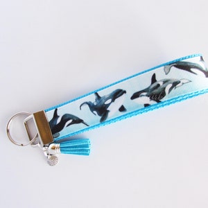 Orca Key Fob - Killer Whale Key Fob - Orca Keychain - Orca Wristlet ...