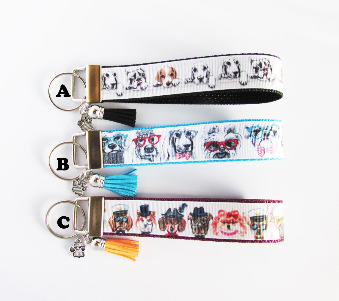 Your Choice Dog Key Fob Dog Keychain Pet Lover Gifts - Etsy