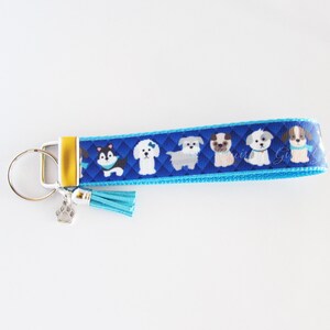 Dog Key Fob Dog Keychain Puppy Key Fob Canine Key Fob - Etsy