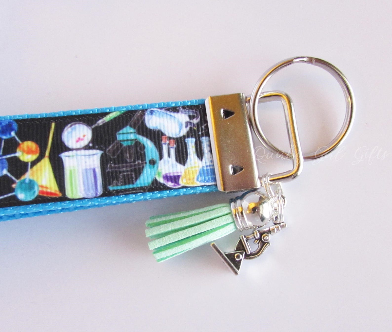 Science Key Fob Science Key Chain Chemistry Key Fob | Etsy