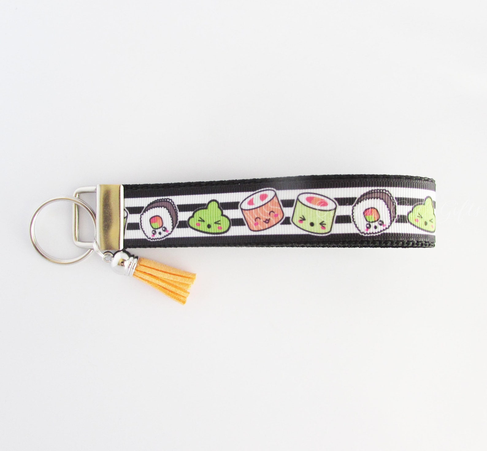 Sushi Key Fob Key Fob Under 10 Kawaii Sushi Key Fob - Etsy