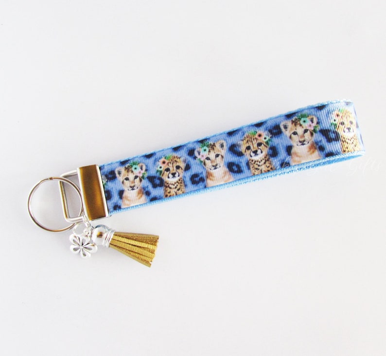 Baby Lion Key Fob Cheetah Key Fob Leopard Key Fob Feline - Etsy