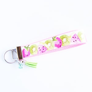 Fruit Key Fob - Kiwi Key Fob - Watermelon Key Fob - Strawberry Key Fob ...