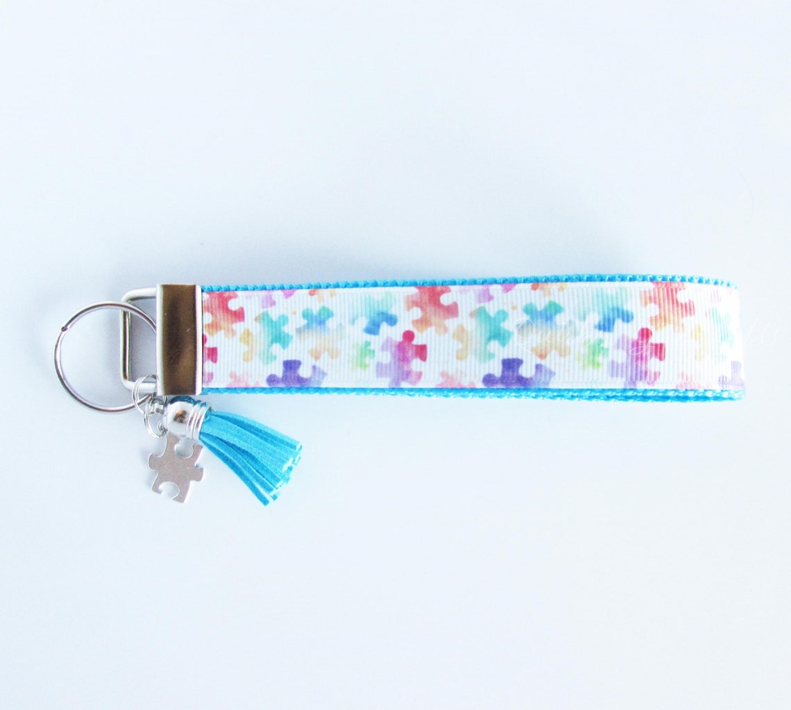 Autism Key Fob Puzzle Key Fob Autism Keychain Puzzle | Etsy