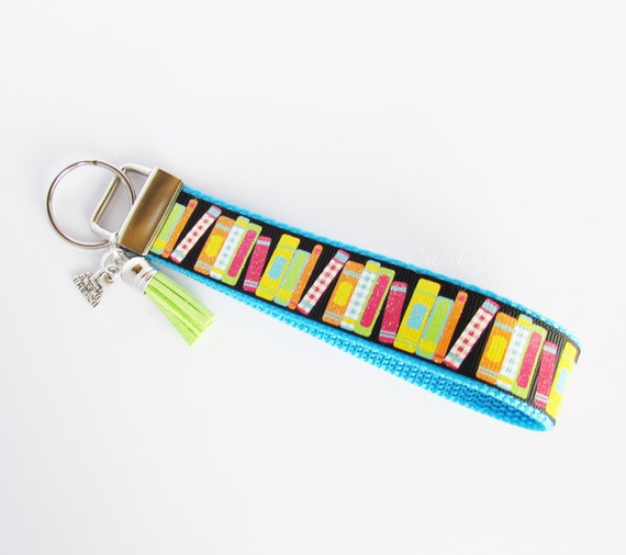 Book Key Fob Book Keychain Book Lover Gift Book Club | Etsy