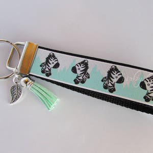 Zebra Key Fob - Zebra Keychain - Animal Key Fob - Safari Animal ...