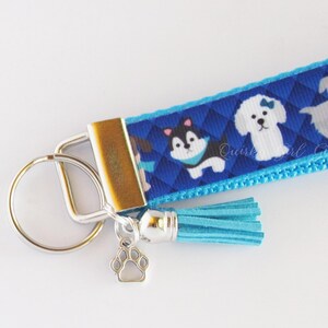 Dog Key Fob Dog Keychain Puppy Key Fob Canine Key Fob - Etsy