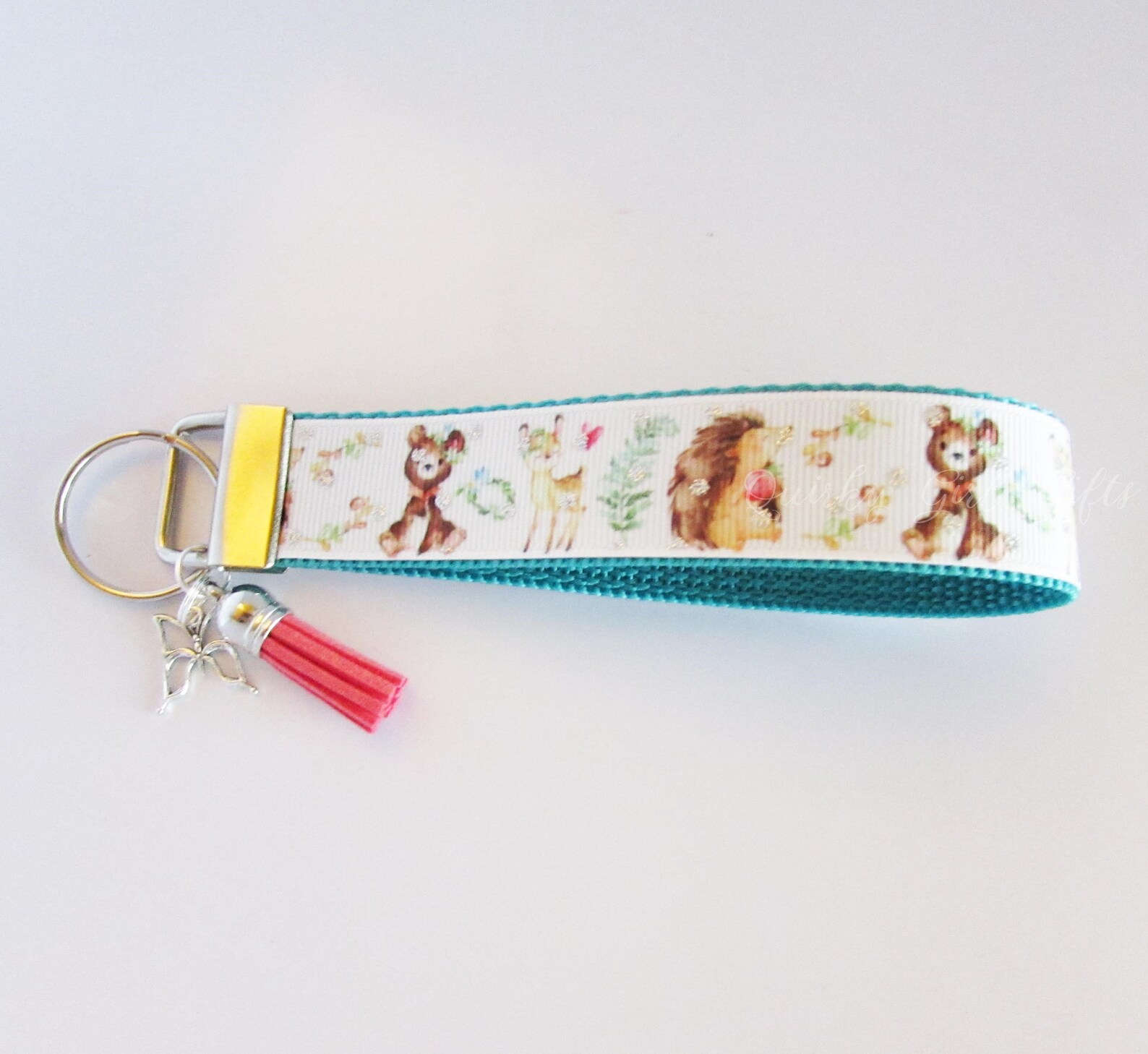 Woodland Animal Key Fob Forest Animal Key Fob Woodland | Etsy