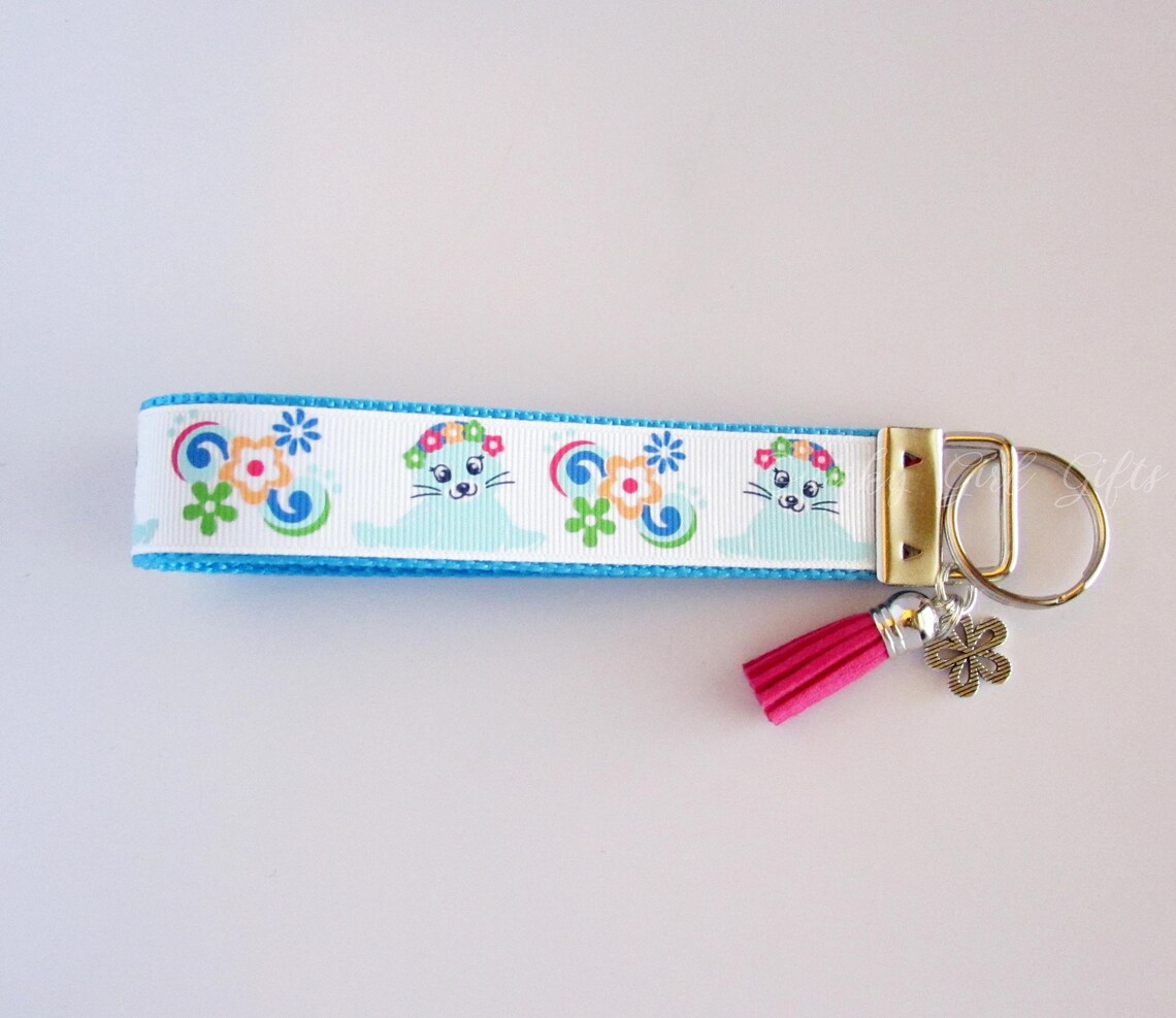 Seal Key Fob Sea Lion Key Fob Otter Key Fob Seal Key | Etsy