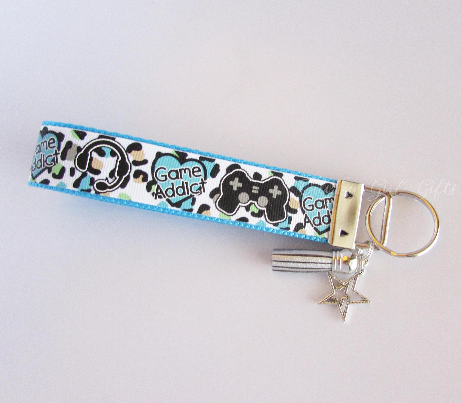 Game Addict Key Fob Gamer Key Fob Video Game Key Fob - Etsy