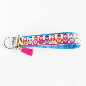 Matryoshka Nesting Doll Key Fob - Russian Matryoshka Keychain ...