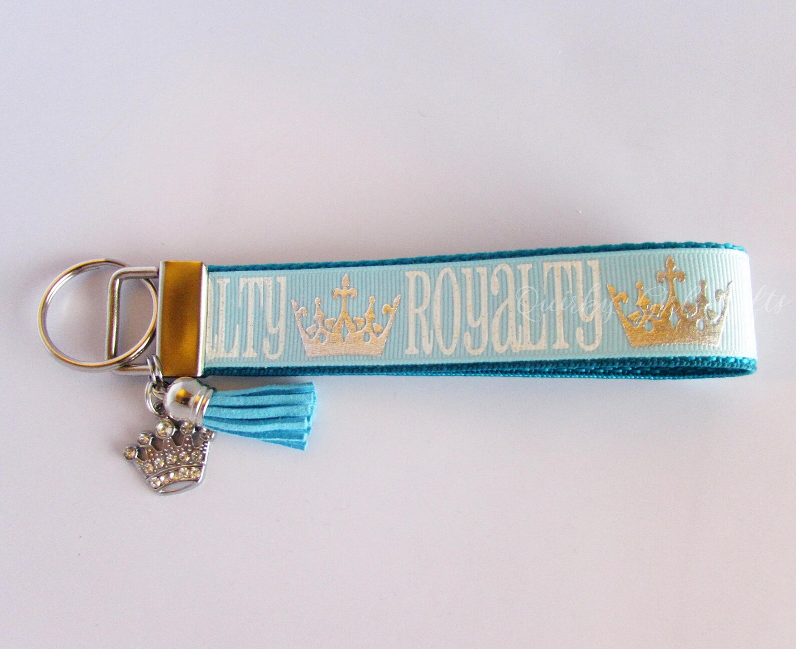 Royalty Crown Key Fob Jeweled Crown and Tassel Key Holder - Etsy