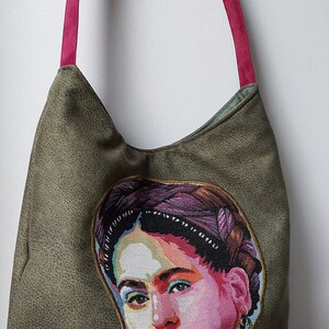 Frida Inspired Bag,fridalovers Fashion, Maxican Artist Frida,zipped ...