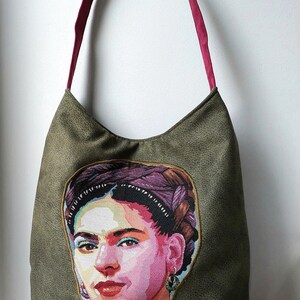 Frida Inspired Bag,fridalovers Fashion, Maxican Artist Frida,zipped ...