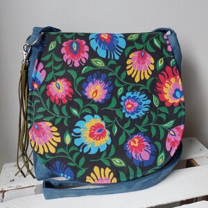Medium Sized Bag in a Folk Style, Unique Clothing Accessory,polish Folk ...