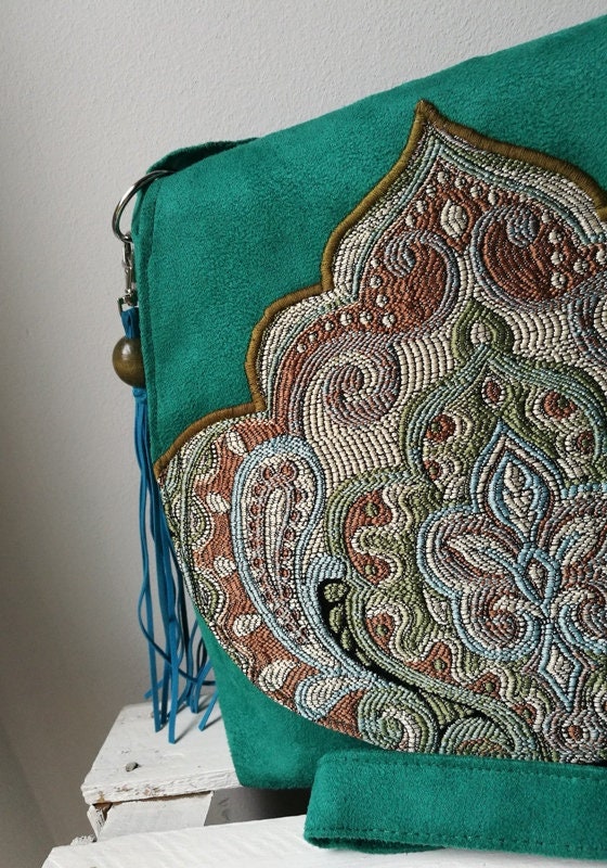 Boho Crossbody Bag Vegan Messenger Bags Oriental Bag Hippie - Etsy