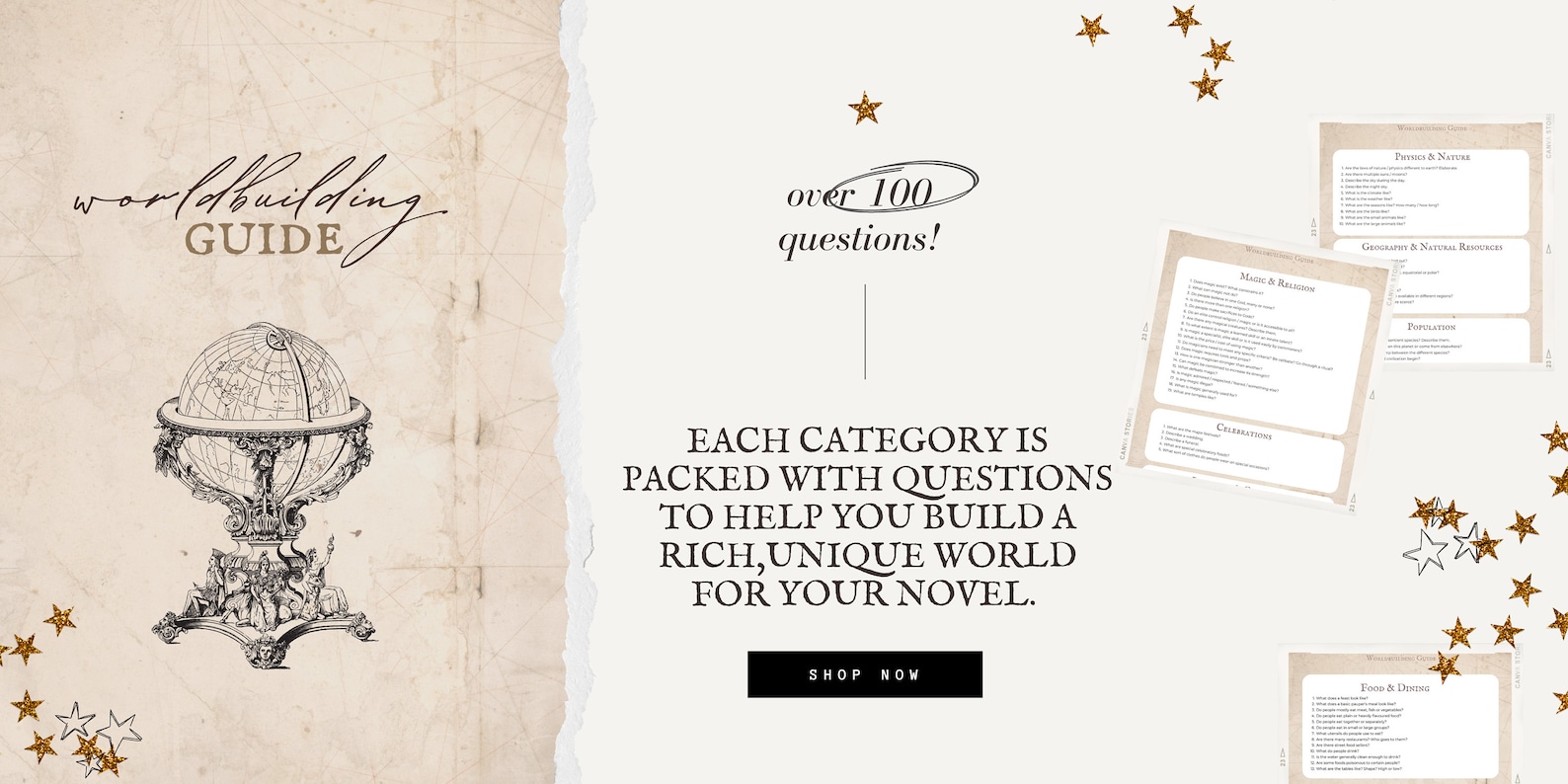 Worldbuilding Guide for Authors || Writer's Guide to Worldbuilding ...