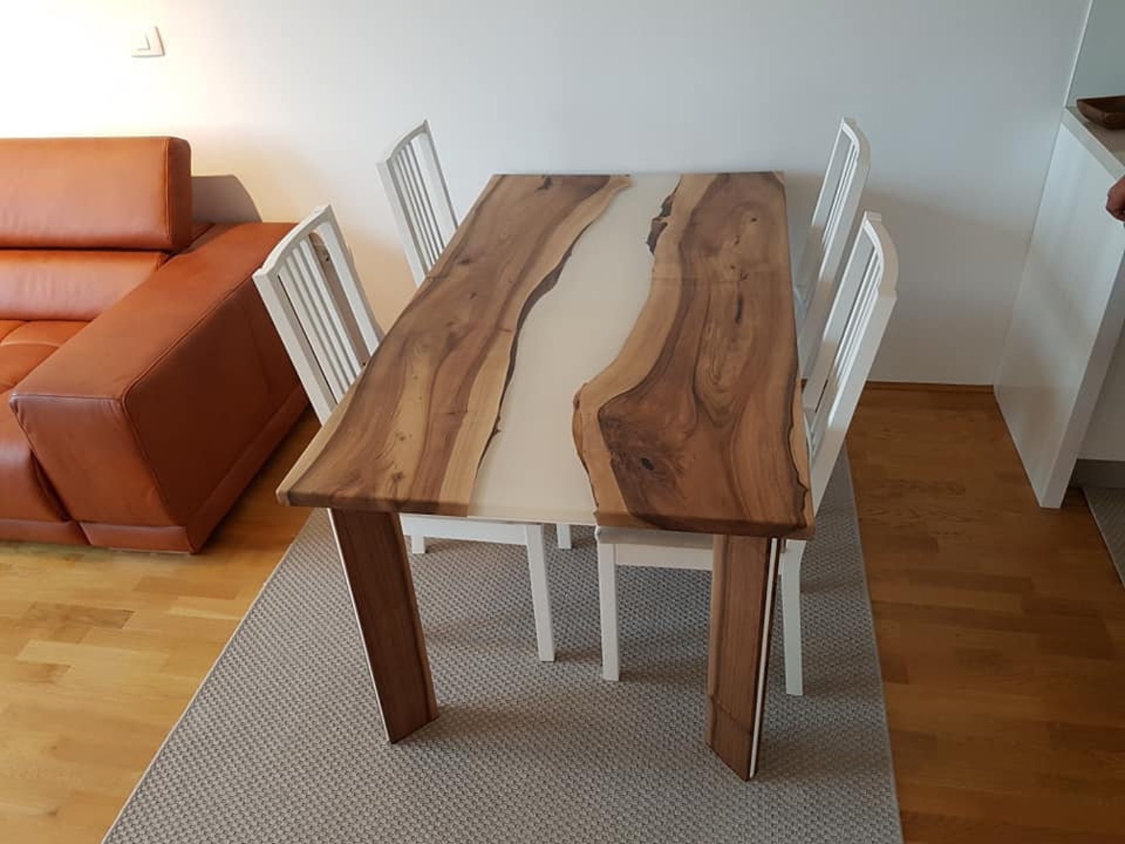 River Dining Table Frozen Dining Table Resin Dining Table - Etsy