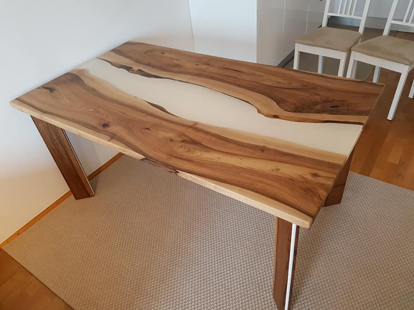 River Dining Table Frozen Dining Table Resin Dining Table - Etsy
