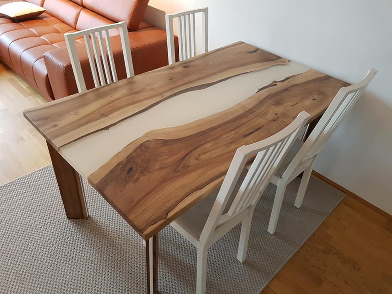 River Dining Table Frozen Dining Table Resin Dining Table - Etsy