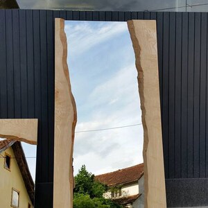 Large Live Edge Mirror Wooden Rustic Mirror - Etsy